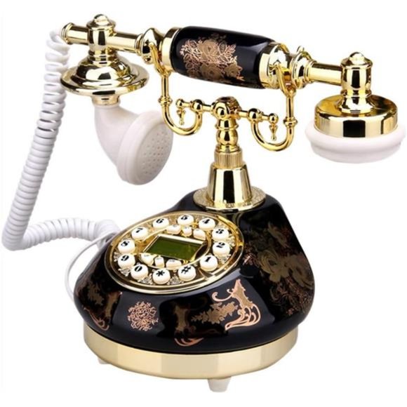 Accents | Corded Old Fashion Antique Landline Telephone Decor 196 Wired ...